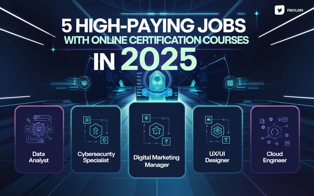 5 High-Paying Jobs With Online Certificates You Can Get In 2025 ...